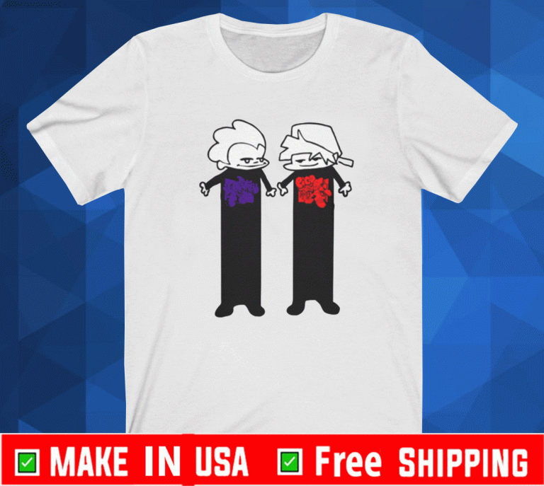 PHANTOM ARCADE FNF PICO X BOYFRIEND SHARKROBOT TEE SHIRTS