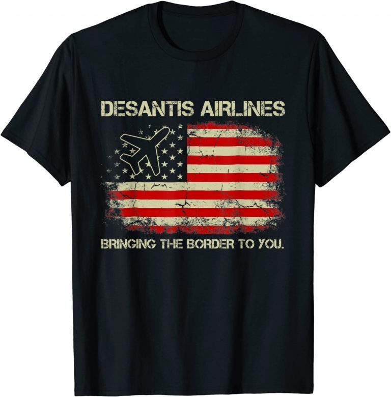 DeSantis Airlines Political Meme Ron DeSantis 2022 T-Shirt