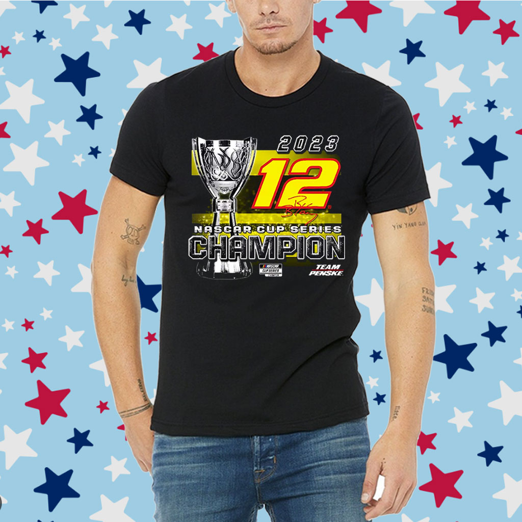Ryan Blaney Team Penske 2023 Nascar Cup Series Champion Trophy SweatShirt