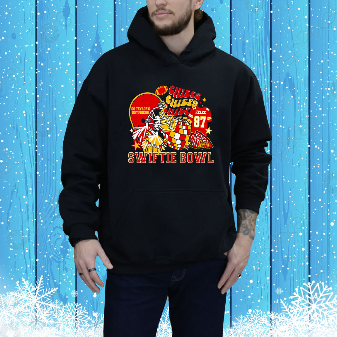 Super Bowl Swiftie Chiefs Travis Kelce Taylor Swift Hoodie Shirt ...