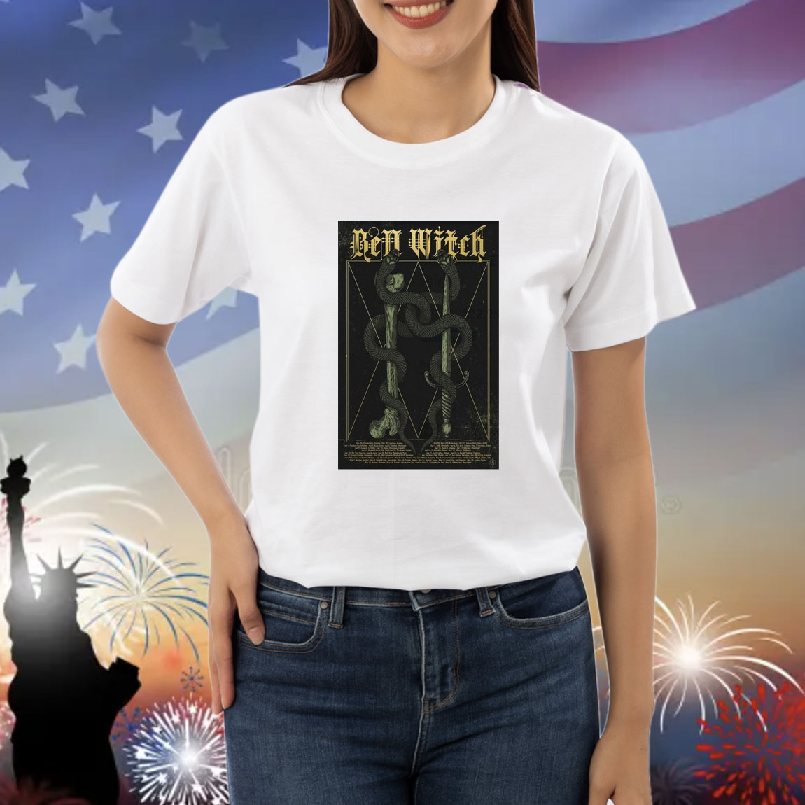 Bell Witch Europe Shows 2024 Poster t-shirt
