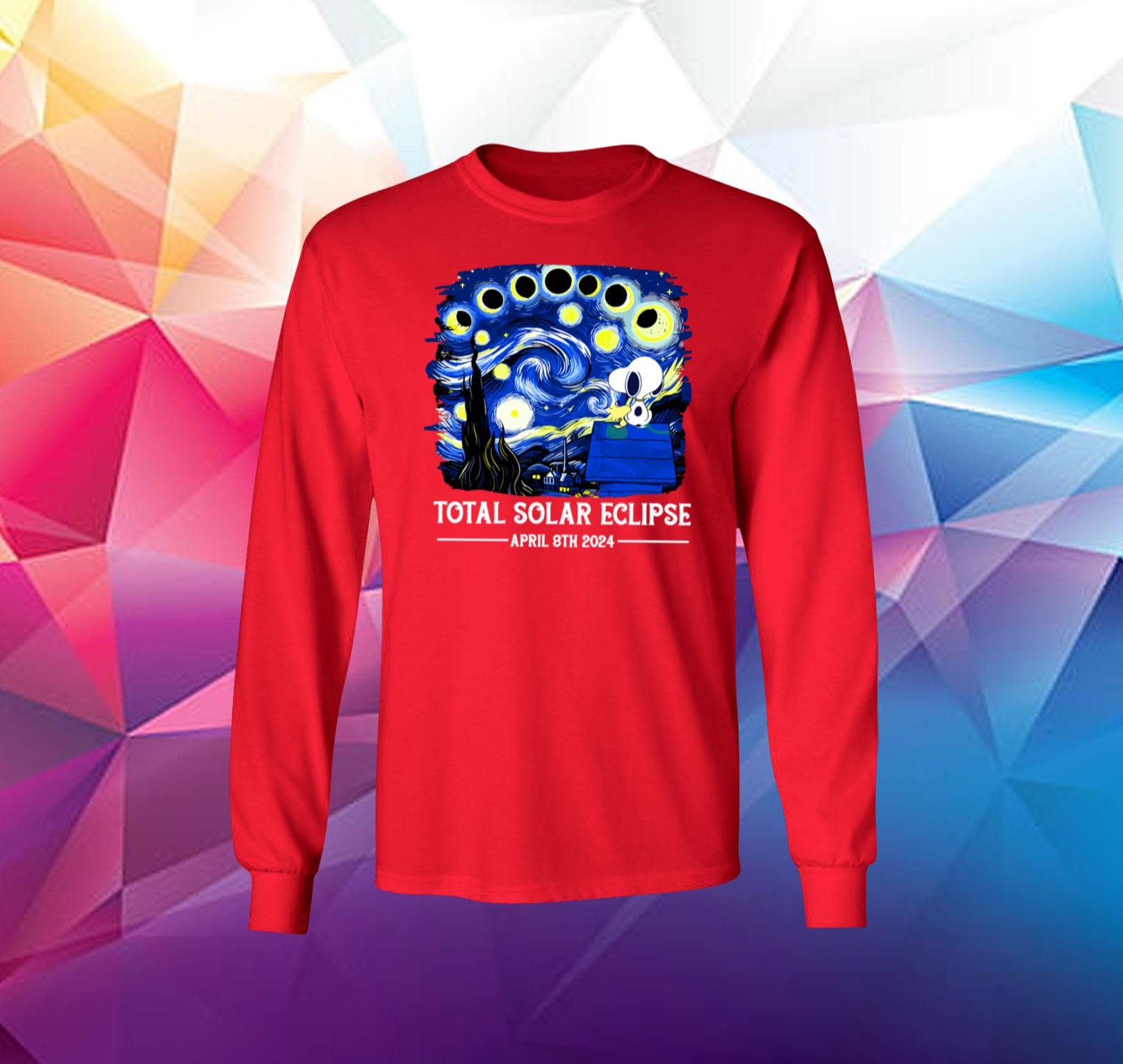 Snoopy and Woodstock Total Solar Eclipse 2024 Hoodie Shirt