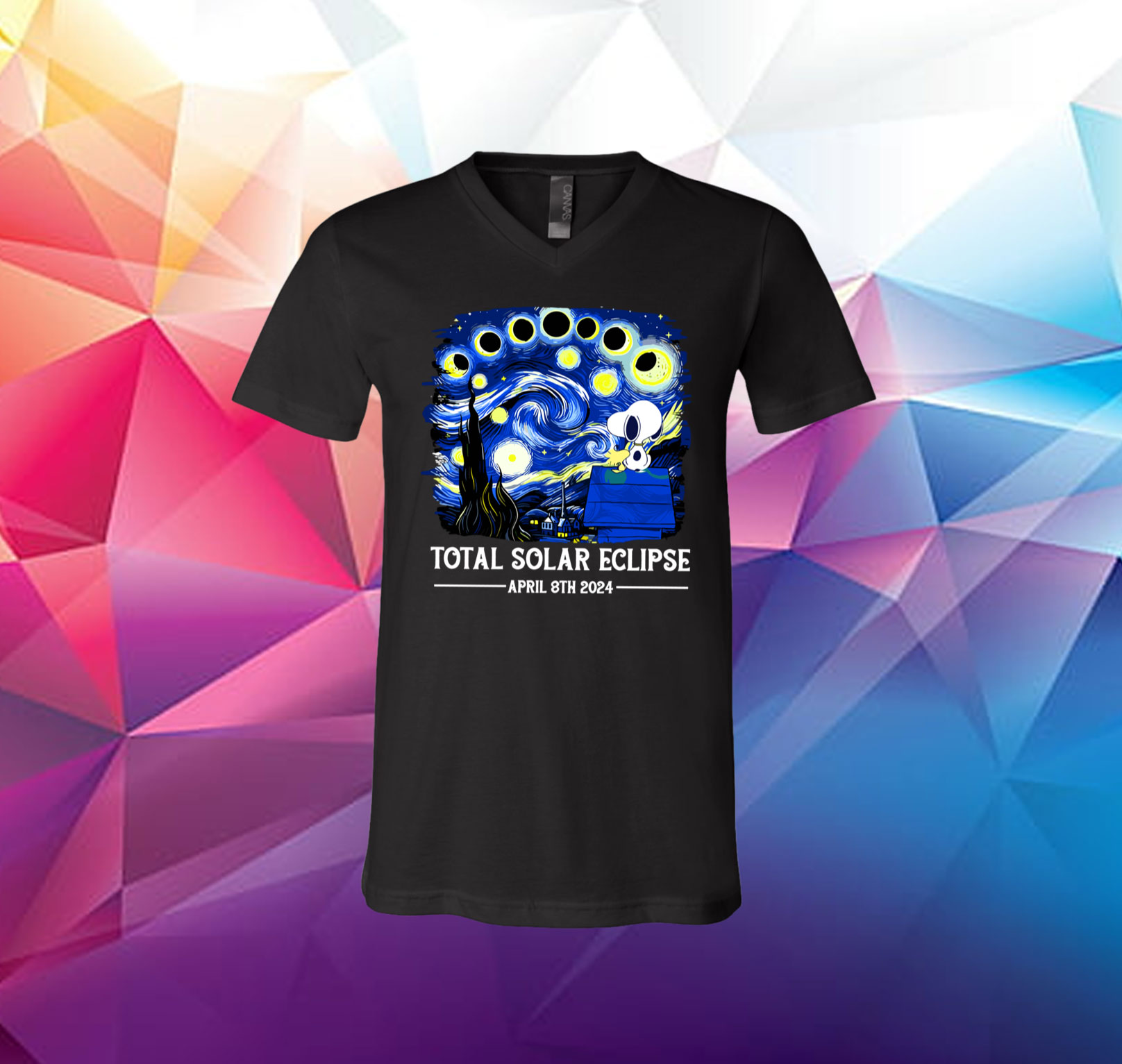 Snoopy and Woodstock Total Solar Eclipse 2024 Hoodie Shirt