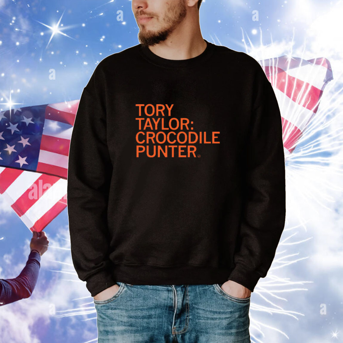 Tory Taylor: Crocodile Punter T-shirt